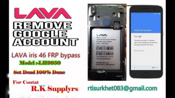 Lava iris 46 lh9950 bypass google frp - updated January 2025